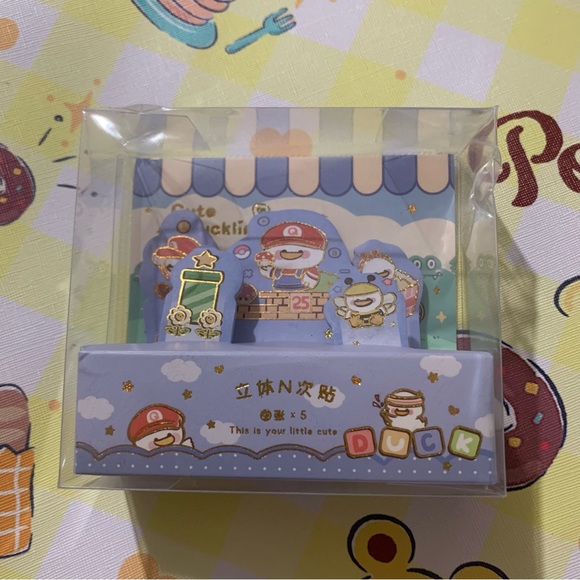 Office | Duck Themed Super Mario Brothers Inspired Mini Sticky Note ...